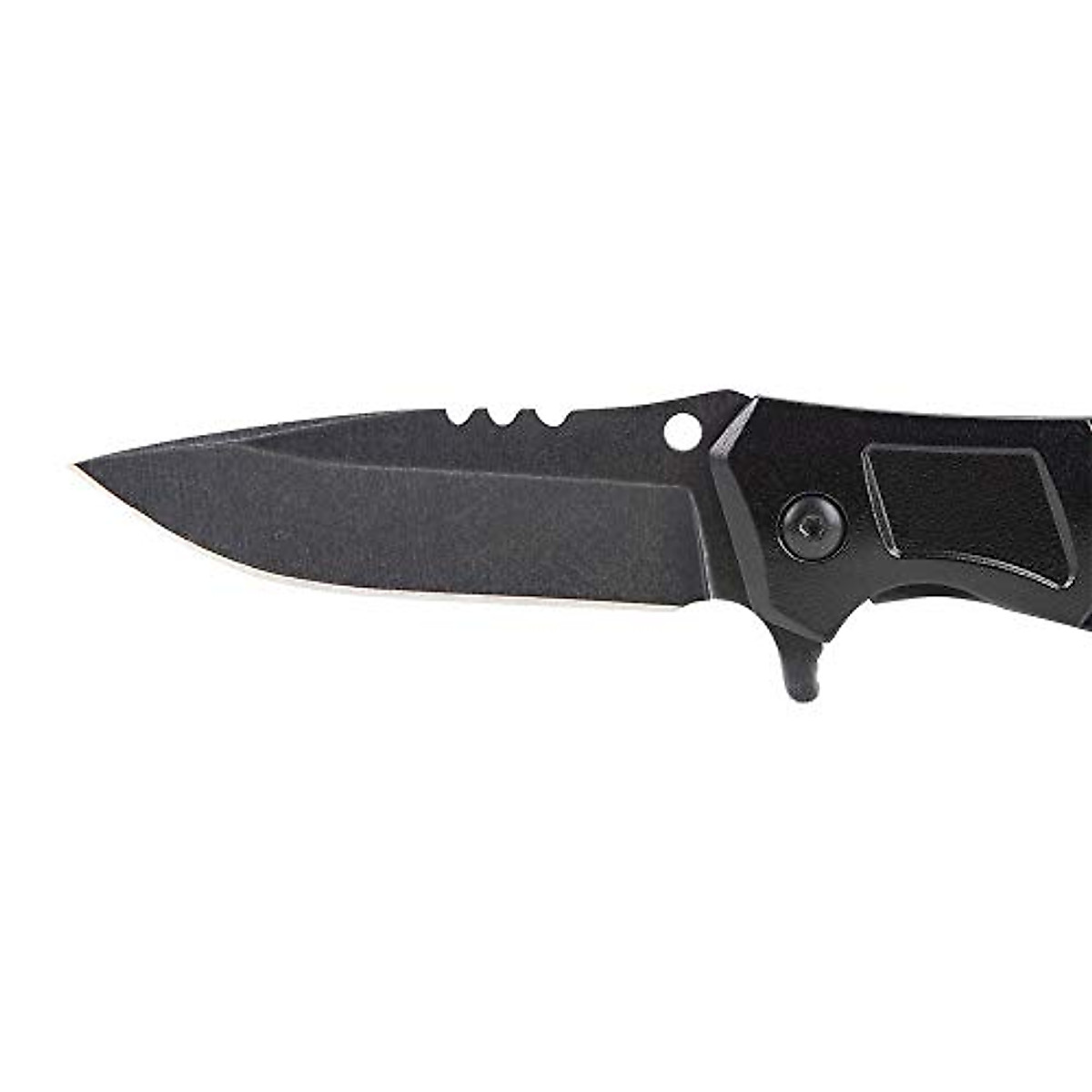 Klein Tools 44228 Electrician's Pocket Knife with Stainless Steel Blade, Perfect for Splitting Cable, Stripping Wire and Everyday Tasks, Black