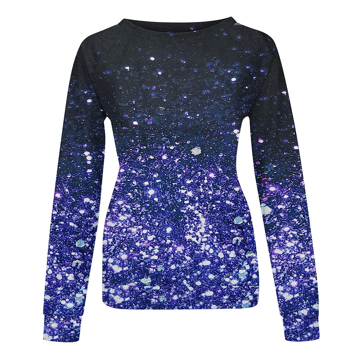 HHoo88 Womens Fall Clothes Long Sleeve Sweatshirts Pullover Colorful Graphic Shirts Casual Loose Crewneck Tops Blouse