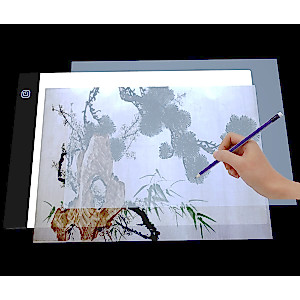 Generic Small Light Box for Tracing, Drawing, Painting, Diamond Art, Weeding Vinyl, LED Tracer Pads, Artists Light Boxes, Bright Drafting Lightpad, Lightboard, Tablet