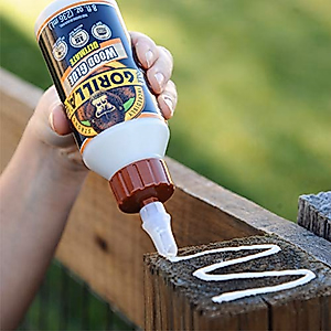 Gorilla Ultimate Waterproof Wood Glue, 8 Ounce, Natural Wood Color, (Pack of 1)