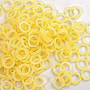 JMU Orthodontic Elastics 1/4 Heavy, 500 pack Intraoral Elastic Bands Latex Dental Rubber Bands Made in USA