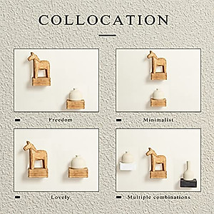 Freezing point Small Floating Shelf,Mini Wall Shelves for Kitchen Bedroom Living Room Bathroom Wall Decor Plant Display Collectibles Corner Decorative Storage Tiny Carbonize