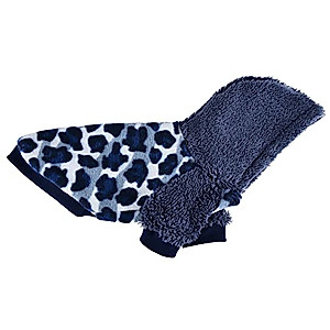 Dog Sweaters for Small Dogs Boy Girl Winter Puppy Sweater Hoodie Warm Fleece Puppy Sweatshirt Clothes Cold Weater Pet Jacket Outfit Cute Cat Apparel for Chihuahua Yorkie Coat (X-Small, Leopard 1)