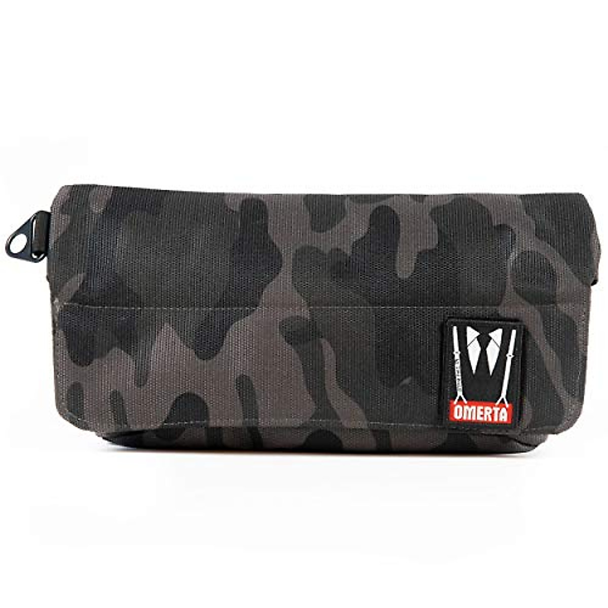 DIME BAGS Omerta Collector Carbon Filter Bag | Carbon-Lined Pouch with Activated Carbon Technology and Dual-Velcro Seal (9 Inch, Camo)