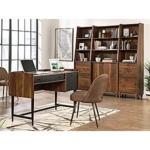 Sauder 2 tier Harvey Park Narrow Bookcase, Grand Walnut finish