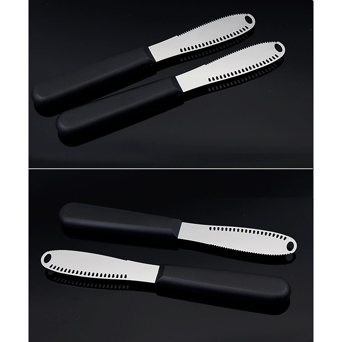 Butter Slicers Easy Spread Butter Knife Spreader Knives with Holes Butter Knives & Picks for Cold Butter Stainless-Steel Butterknife Flatware Table Dinner Knifes for Dessert Steak