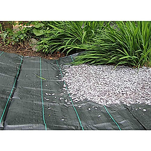 AGTEK 6 Inch Galvanized Landscape Staples 200 Pack 11 Gauge Widened Garden Stakes Heavy-Duty for Landscape Fabric