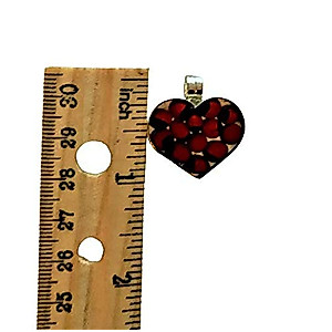 Beautiful Peruvian Huayruro Seeds Heart Shape Pendant