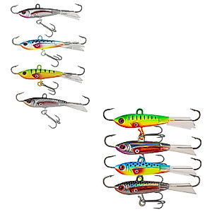 THKFISH Ice Fishing Jigs Vertical Jigs Kit Ice Fishing Tackle A-10g+D-21g