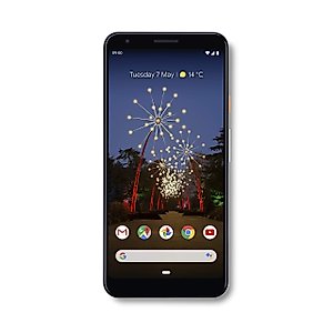 Google Pixel 3A XL (2019) G020B 64GB (6" inch, GSM, 4G/LTE, CDMA) Factory Unlocked Smartphone - International Version (Clearly White) (Renewed)