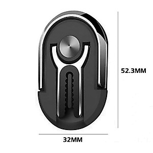 Pouch Case Compatible for Stratus C5 / Cloud Mobile Stratus-C5 Elite Car Mount Phone Stand with Holster Pouch with Belt Clip Loop (Black 3in1Ring +Horizontal Pouch)