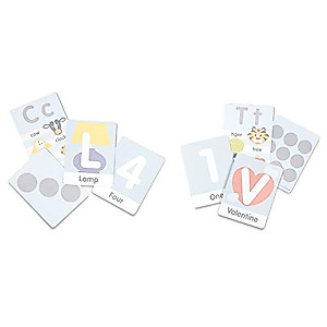 Melissa & Doug Jumbo ABC-123 Rug - Neutral