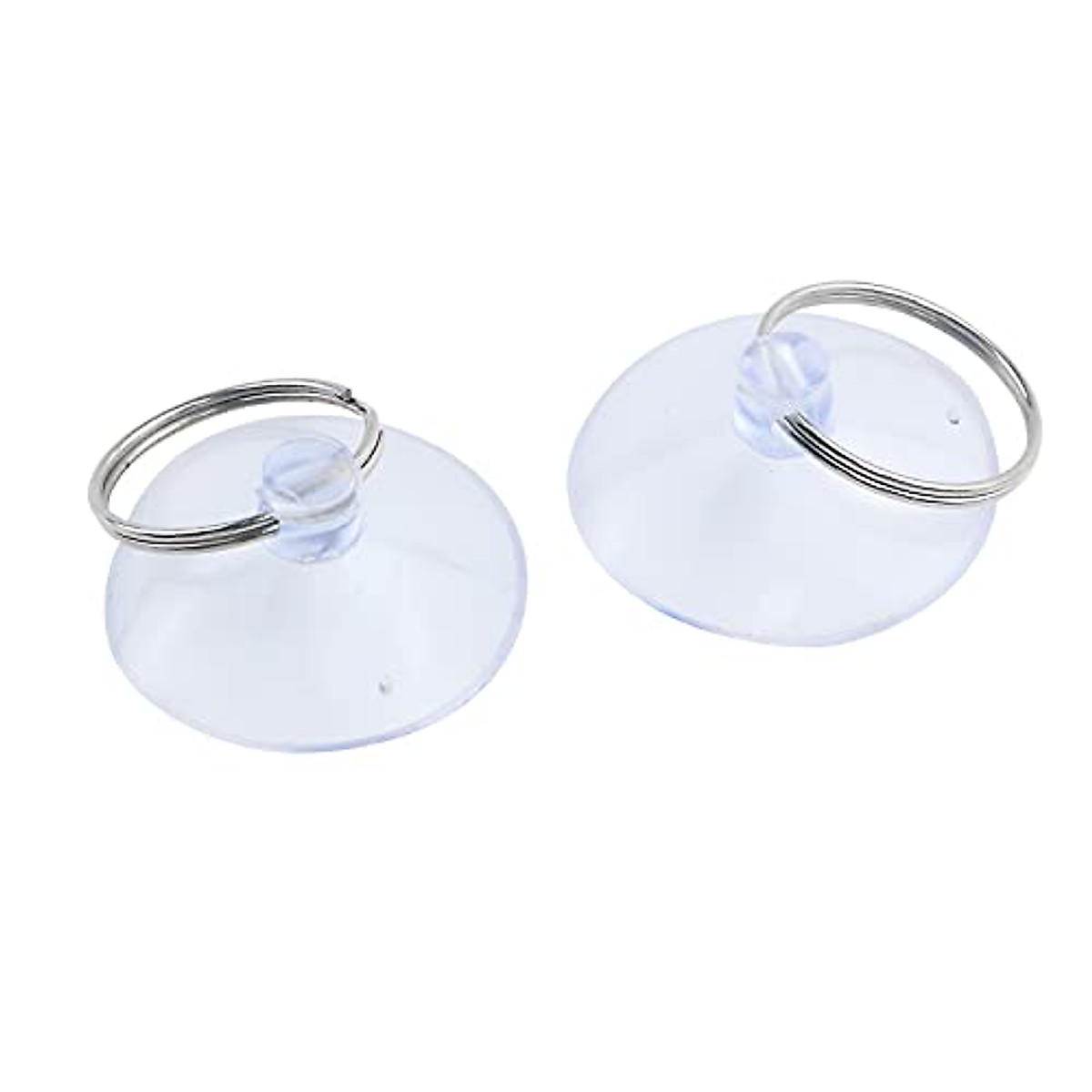 MY MIRONEY 1.38" Diameter Suction Cup with Rings Clear Suction Cup Sucker Pack of 20