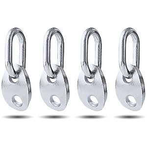 NOVINO 4 Sets 7100 Lifting Bracket Set,5,500 lb Capacity Engine Lift Bracket Kit for Use with Load Levelers and Lifting Slings