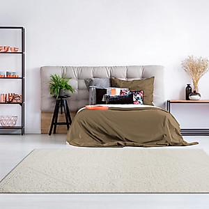 LUXE WEAVERS Moroccan Medallion Cream 5X7 Area Rug