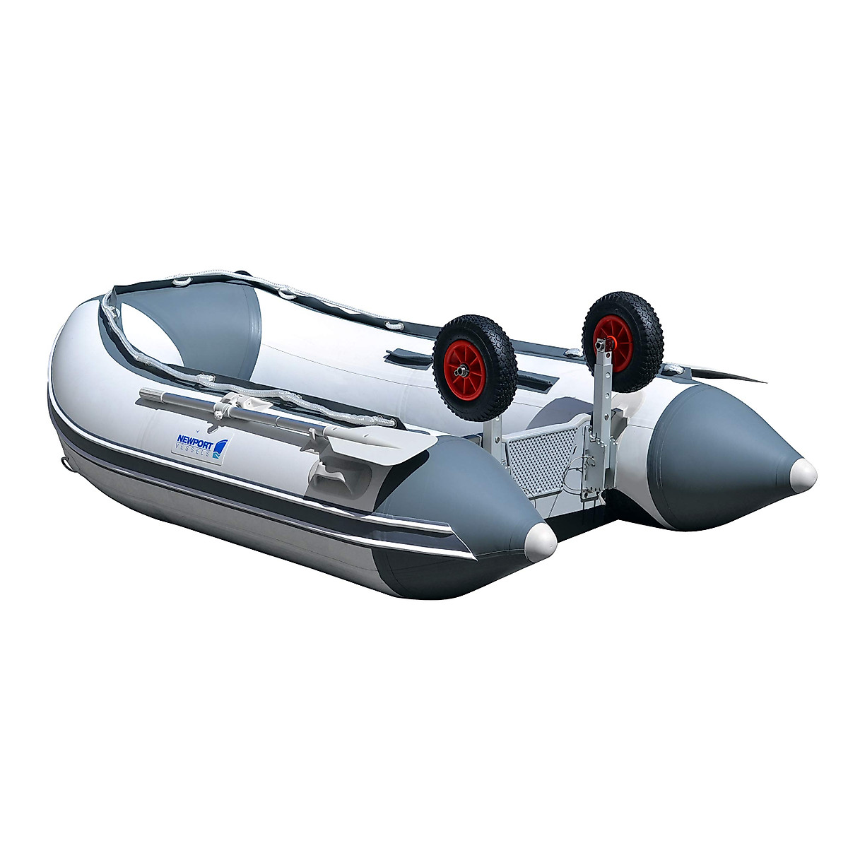 Newport Inflatable Boat Removable Transom Launch Wheels - Fits Any Transom Boat!
