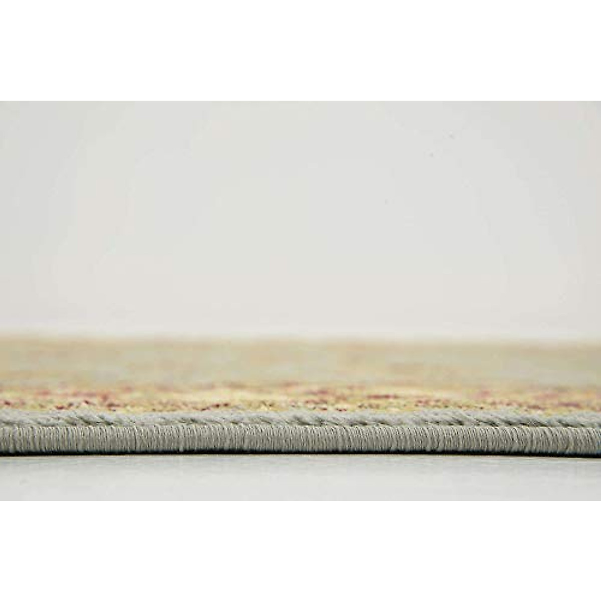 Unique Loom Voyage Collection Traditional Oriental Classic Intricate Design Area Rug (4' 0 x 6' 0 Rectangular, Light Blue/Gold)