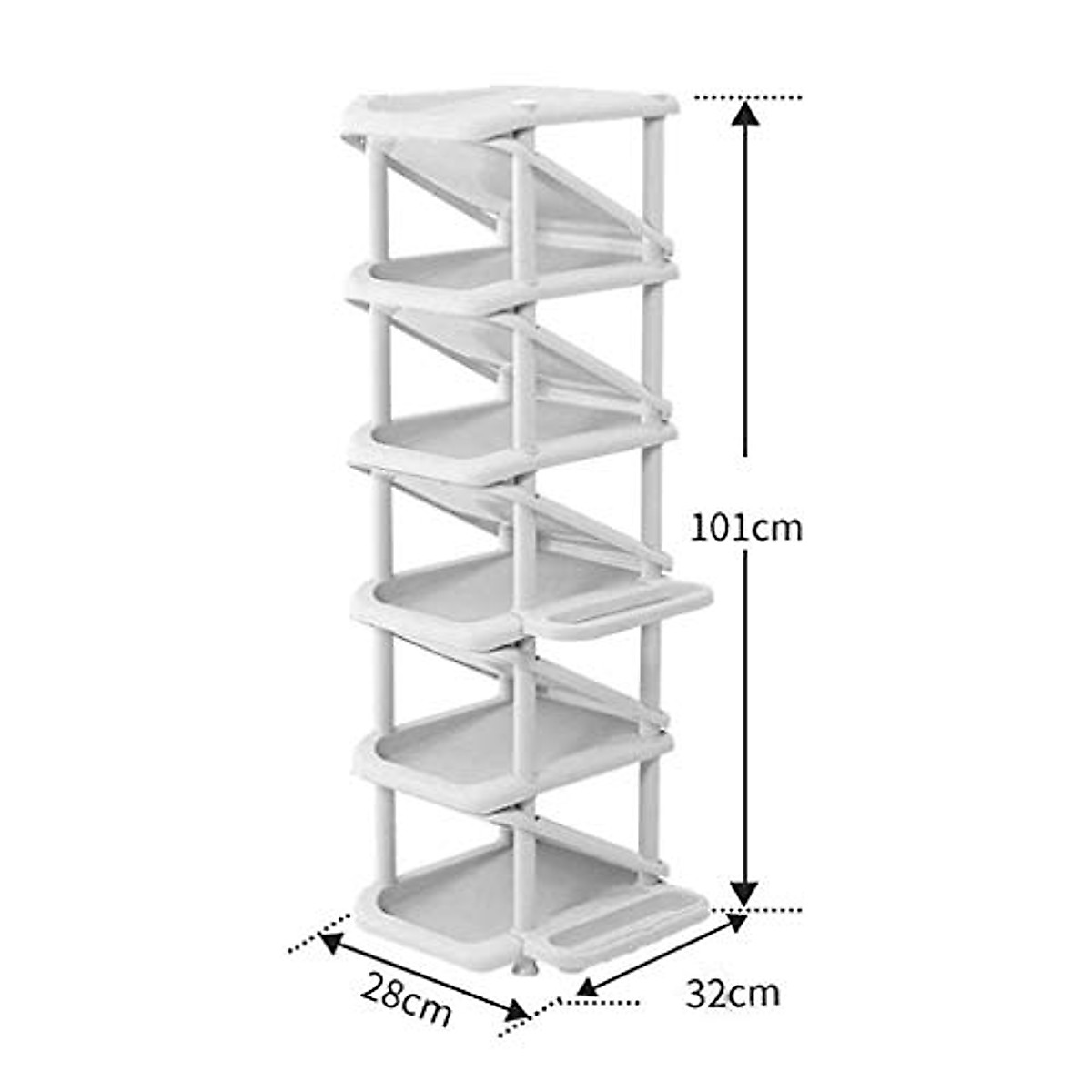DINGZZ Storage Shoes, Multi-Layer Shoe Rack Household Economical Simple Shoe Cabinet Plastic Shoes