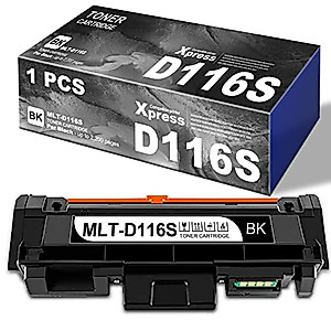 HIYOTA (SU844A) MLTD116S D116S Black Toner Cartridge Compatible Replacement for Samsung MLT-D116S D116S MLT D116S Xpress M2825DW M2825WN M2835 M2675FN M2676N M2676FH M2875FW M2875FD M2625, 1 Pack