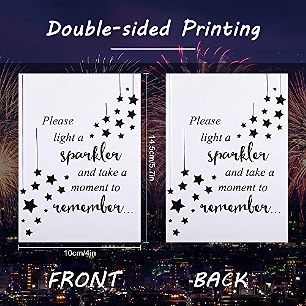 50 Pieces Life Memorial Cards Memory Cards Celebration Memorial Funeral Cards Double-Sided Decoration Card for Birthday, Anniversary, Funeral, Celebration of Life, 5.7 x 3.9 Inch, Cards Only (White)