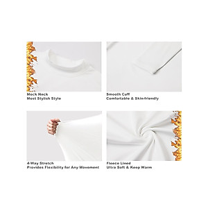 Rolimaka 3 Pack Boys' Girls' Thermal Compression Shirt Crew Neck Fleece Lined Base Layer Top Youth Long Sleeve Athletic Soccer Baseball Undershirt XS