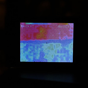 Thermal Imager Infrared Camera Digital Handheld Portable Multifunctional Thermal Imaging Camera 2.8in LCD Screen 320x240 Displays ‑40℃ to +300℃