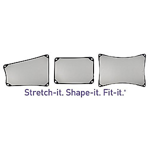 Dreambaby Adjusta-Car Stretch-It Shape-It Fit-It Door Window Sun Visor Cover Screen Shade Cling UV Ray Protection (1 Pack)