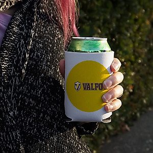 Valparaiso University Secondary Logo Can Cooler - Drink Sleeve Hugger Collapsible Insulator - Beverage Insulated Holder