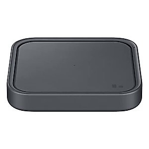 SAMSUNG 15W Wireless Charger Single, Cordless Super Fast Charging Pad for Galaxy Phones and Devices, USB C Cable Included, 2022, US Version, Black
