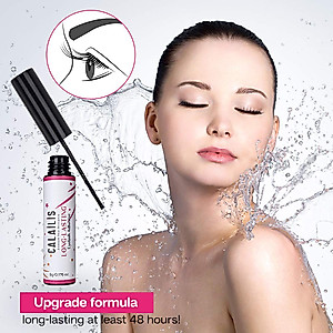 CALAILIS Cluster Lash Glue,DIY Individual Lash Glue, Lash Cluster Glue, Super Strong Hold 48 Hours for Cluster Lashes, Waterproof Sensitive Glue, Latex Free