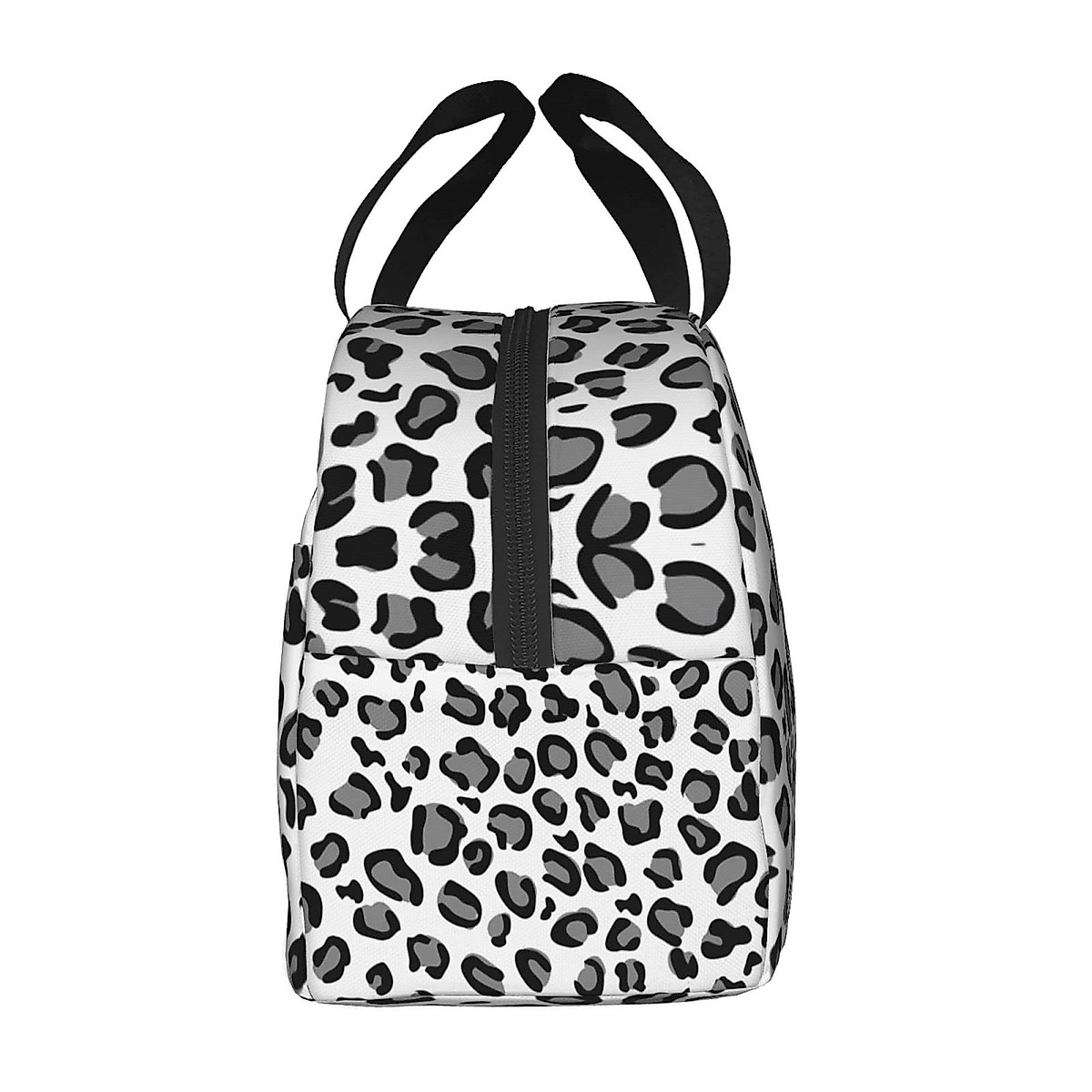 bmuvghi Leopard Lunch Bag Women Lunch Box Container Insulated Small Cute Lunch Bags for Women Compact Reusable Lunchbox Tote for Men Work Office Picnic Travel