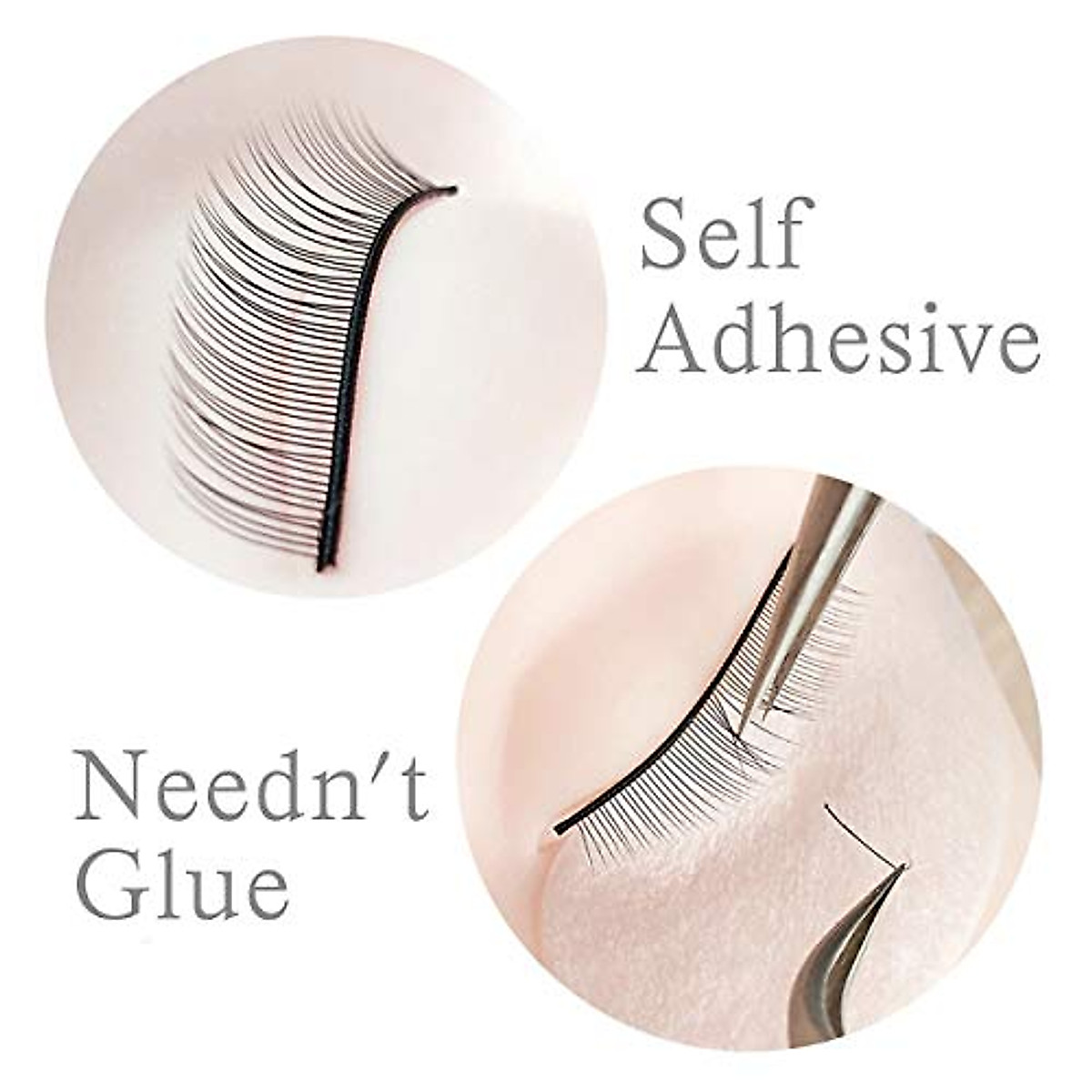 30 Pairs Practice Lash Strips Training Lashes for Eyelash Extensions Supplies Practice Eyelash Strips Lash Training Kit Lash Extension Supplies for Mannequin Head Beginner by SRCKFIZ