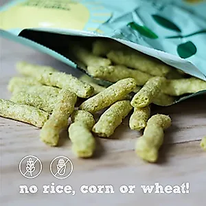 Beech-Nut Toddler Snacks, Original Crispeas Baked Pea Puffs, 1.4 oz Bag (7 Pack)