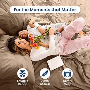 4 Piece Full Bed Sheets Set Full Bed Sheets – Light Weight, Soft Breathable Sheets Brushed Cotton Rich Blend Secure-Fit, Wrinkle Resistant, Durable, Easy Care Bed Sheets Comfy Sheets, Beige