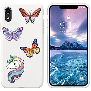 Temporary Tattoos for Kids, Christmas Birthday Party Supplies Unicorn Mermaid Butterflies Dinosaur Fake Tattoo Stickers Art(6 Sheets)