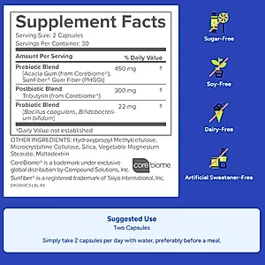 Gundry MD® Bio Complete 3, 3-in-1 Probiotics for Gut Health, Probiotic Supplements for Digestion, Supplement Supporting Bloating, Gas, Food Cravings, Energy Levels, Skin, and Focus, 30 Day Supply