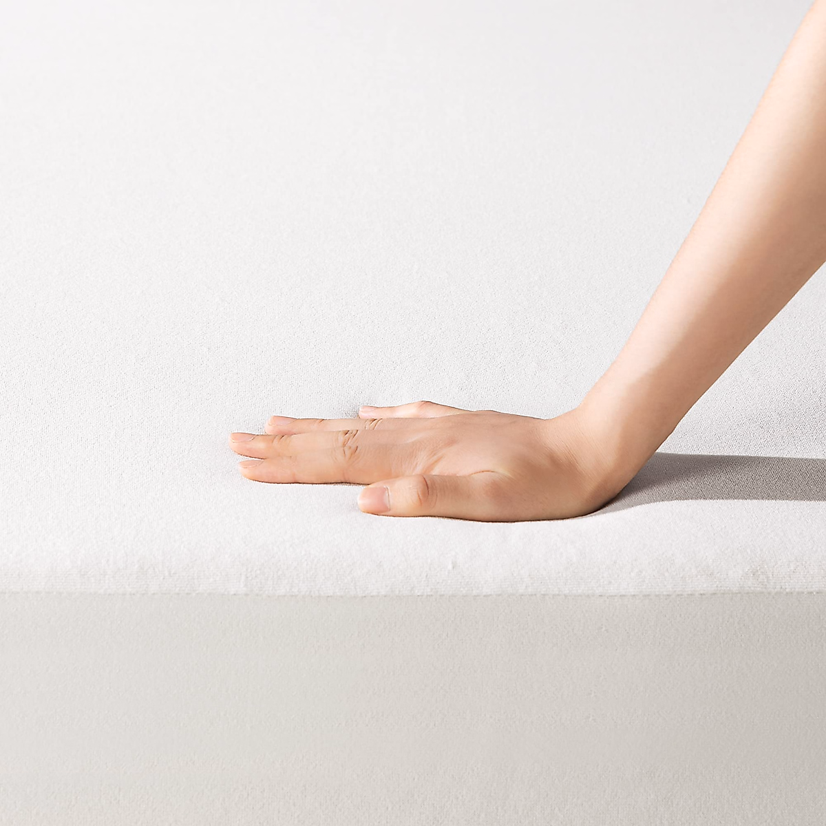 Best Price Mattress Queen Mattress 6 inch Bed-In-A-Box, Green Tea Memory Foam, Cream