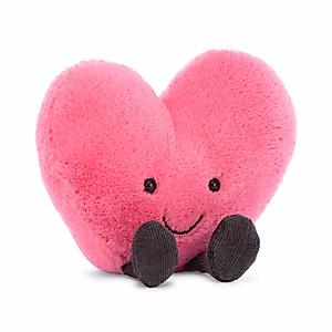 Jellycat Amuseables Hot Pink Heart Plush