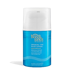 Bondi Sands Gradual Tanning Face Lotion | Enriched with Shea Butter, Develops to a Gradual Tan for Nourished, Glowing Skin | 150 mL, 5.07 Fl. Oz.