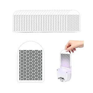 24 Pack Refill Glue Card Compatible with LiBa FT06 Flying Insect Trap, Replacement Sticky Glue Boards for Fruit Fly Traps for Indoors