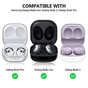 iMangoo for Samsung Galaxy Buds Pro Case Cover,Galaxy Buds 2 Case,Galaxy Buds Live Case, Full-Body Protective Rugged PC Soft TPU Armor Galaxy Buds Carrying Case with Carabiner for Men Women Black/Red
