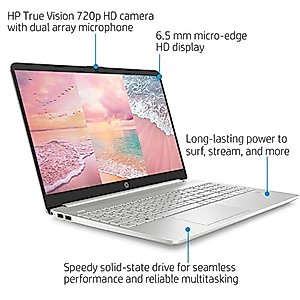 HP 15.6" Laptop, Intel Core i3-1115G4 Processor, Intel UHD Graphics, 15.6" HD LED Display, Online Meeting Ready, Wi-Fi and Bluetooth, HDMI, Windows 11 Home in S Mode (16GB RAM | 1TB SSD)