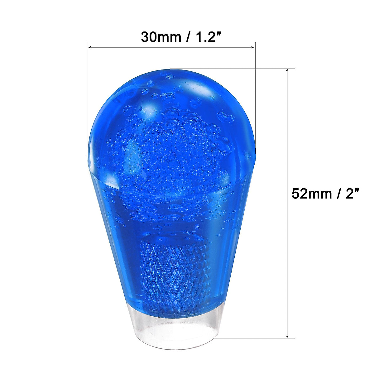 uxcell Ellipse Oval Joystick Head Rocker Ball Top Handle Arcade Game Replacement Red Blue
