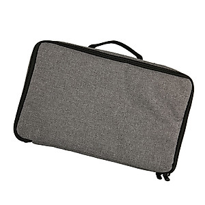 BTIHCEUOT Projector Case, Gray Heavy Duty Nylon Portable Projector Bag for Outdoor