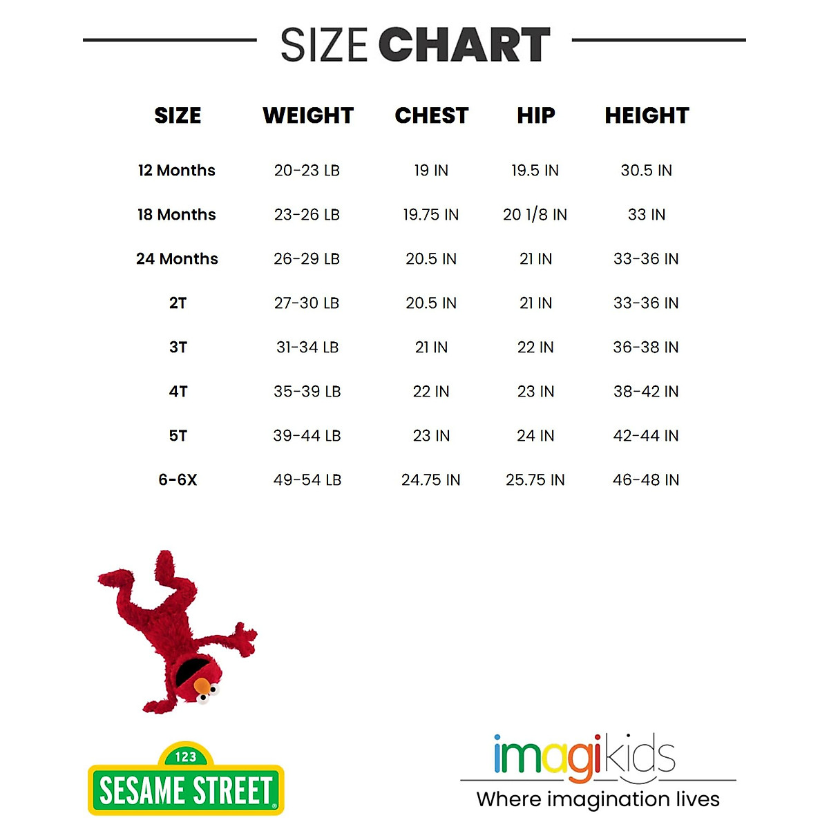 Sesame Street Elmo Toddler Girls 2 Pack T-Shirts Multicolored 4T