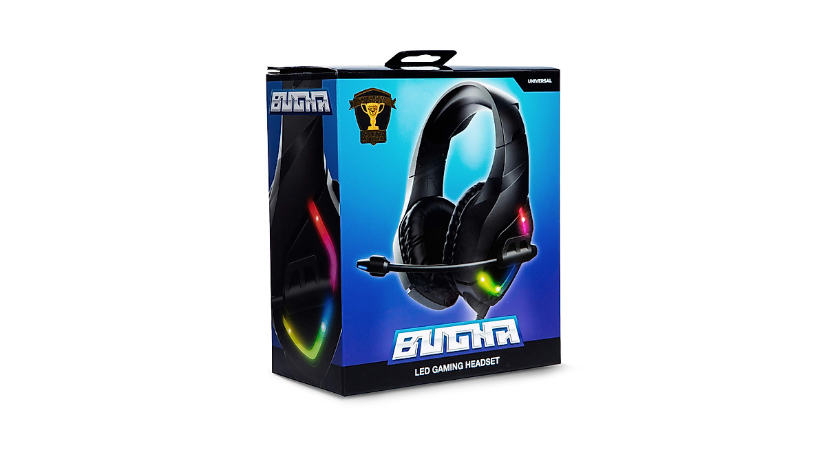 Bugha LED Gaming Headset with Microphone & Color Change Lights