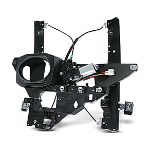 YHTAUTO Front Power Window Regulator Driver Side with 2-Pin Motor Assembly and Interior Door Panel for Ford Expedition & Lincoln Navigator 2007-2017, Sport Utility