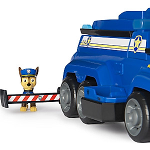 Paw Patrol, Chase’s Total Team Rescue Police Cruiser Vehicle with 6 Pups, for Kids Aged 3 and Up