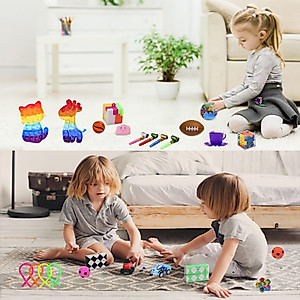 1000 Pcs Party Favors for Kids, Fidget Toys Bulk, Birthday Gift Toys, Fidgets Stocking Stuffers, Treasure Box Birthday Party, Goodie Bag Stuffers, Carnival Prizes, Pinata Filler Stuffers for Classroom