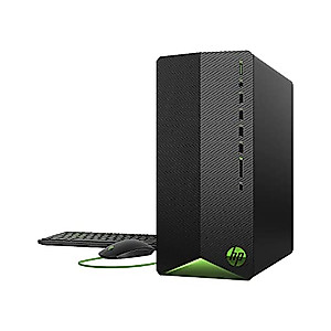 HP Pavilion Gaming Desktop PC - AMD 6-Core Ryzen 5 5600G Processor, AMD Radeon RX5500, 8GB RAM, 256GB PCIe NVMe SSD, Win 10 Home